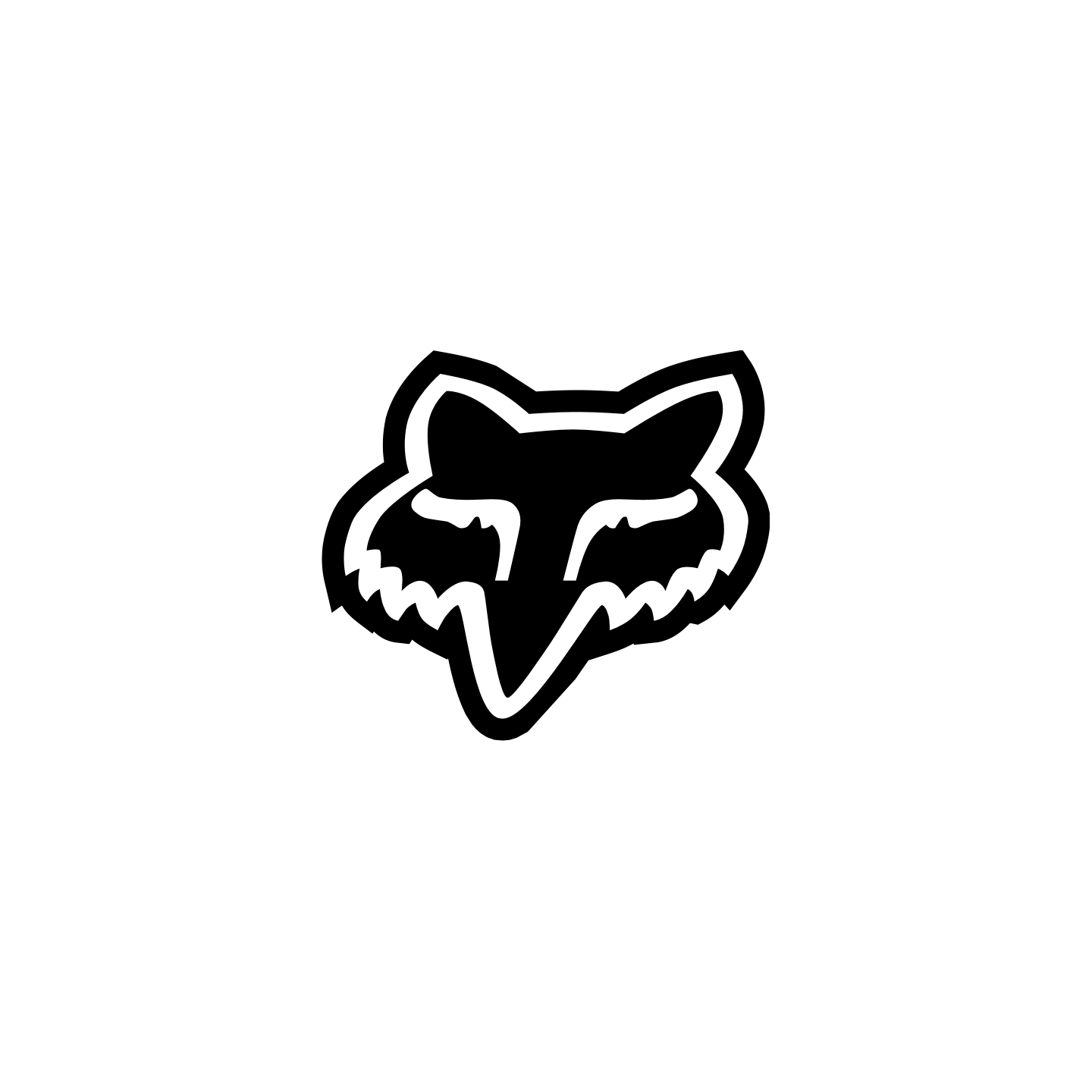 Stickers et autocollant Tête Fox